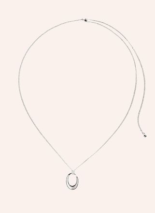Pompidou Halskette Oval Pebbles Necklace By Glambou silber