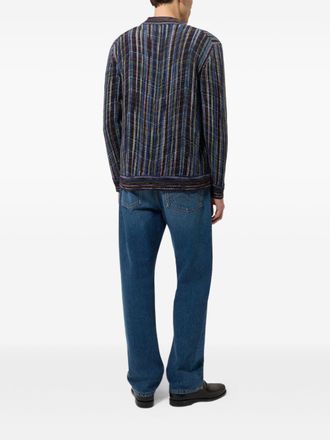 Missoni Mens Cardigan Multicolour Wool Cardigans Sweater