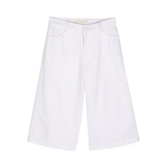 Faithfull The Brand Femme, Shorts, Blanc, Taille: 38 FR Pantalon Large en Coton Blanc