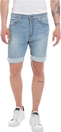 Replay Homme, Shorts, Bleu, Taille: W29 Denim Shorts