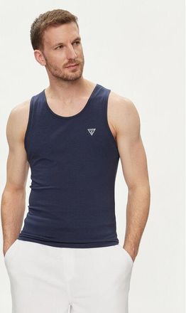 Guess Tank-Top U97M02 KCD31 Dunkelblau Regular Fit