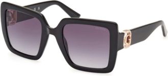 Guess unisex, Accessoires, Gris, Taille: 52 MM Lyla Oversize Square Lunettes de soleil