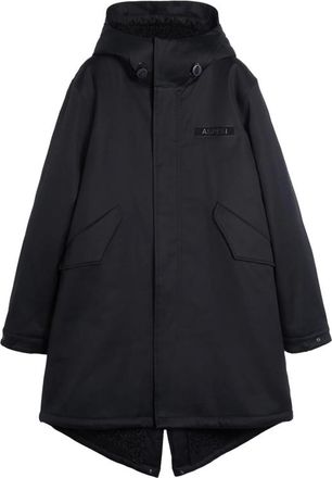 Aspesi Logo-patch Hooded Parka Coat