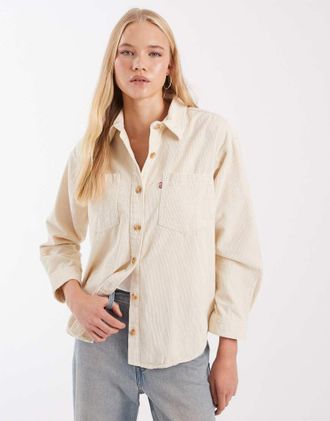 Levi's Iris Hemdjacke in Cremewei&szlig;