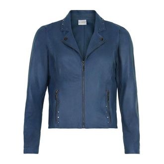 In Front IN Front, Femme, Vestes, Bleu, Taille: 38 FR Veste Bleue Mapelina avec Fermeture &Eacute;clair