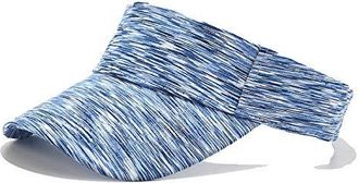 Generic Casquettes &agrave; d&eacute;grad&eacute; de couleur r&eacute;glable Protection solaire vide Athletics Visi&egrave;re Baseball Casquettes sans visi&egrave;re Femme, bleu, taille unique