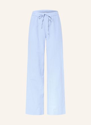 Neo Noir Neo Noir Marlenehose Sonar Mit Leinen blau