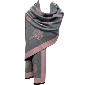 GFM Ch&acirc;le pashmina imprim&eacute; m&ucirc;riers au toucher cachemire pour lautomne et lhiver (MBRY-A), L