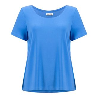Joseph Ribkoff Fit and Flare Kurzarm-Oberteil - - Tops - Damen - Blau - L