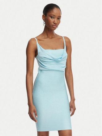 Guess Coctailkleid W6GK83 Z0686 Blau Slim Fit