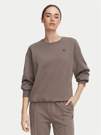 Calvin Klein Jeans Sweatshirt Monogram LV047F223G Dunkelbeige Regular Fit