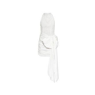 Rotate Bow Mini Kleid - - Dresses - Damen - Wei&szlig; - M