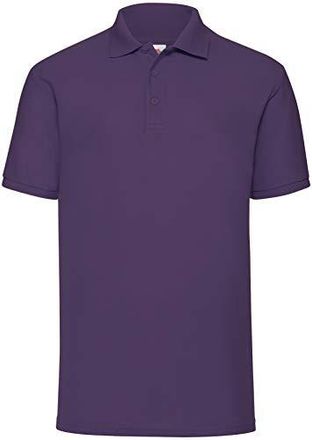 Fruit Of The Loom 65/35 Polo, Violet, XL Homme