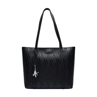 A|X Armani Exchange Femme, Sacs, Noir, Taille: ONE Size Sac Shopper Noir &Eacute;l&eacute;gant et Fonctionnel