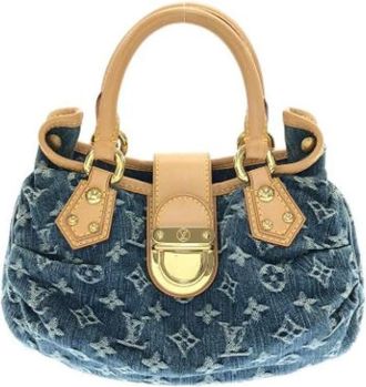 Louis Vuitton Sac &agrave; main Monogram Denim Pre-owned - Femme - Pre-owned - Bleu - Taille: ONE Size