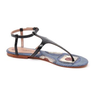 Maliparmi Geometric Whips Sandale mit Python-Print - - Shoes - Damen - Schwarzk - 36 EU