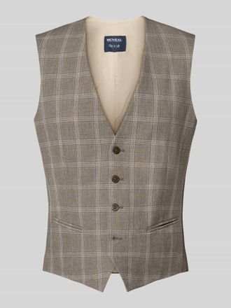 Mc Neal Slim Fit Weste mit Paspeltaschen