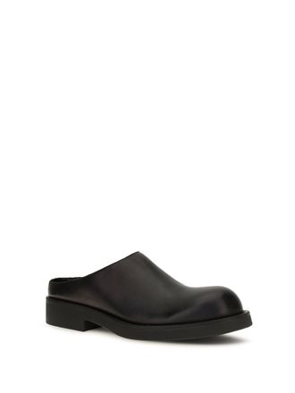 Maison Margiela Womens Biker Round Toe Mules Black Sandal