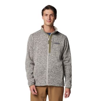 Columbia Herren Sweater Weather Full Zip Fleecejacke mit durchgehendem Rei&szlig;verschluss, Dark Stone Heather, L