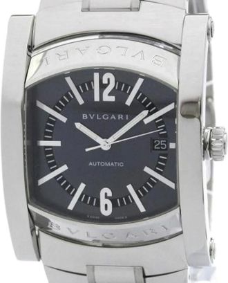 Bulgari Montre Pre-owned Assioma Aa48S - Homme - Pre-owned - Gris - Taille: ONE Size