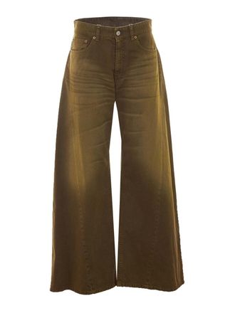 Maison Margiela Straight Leg Jeans - Gr&uuml;n