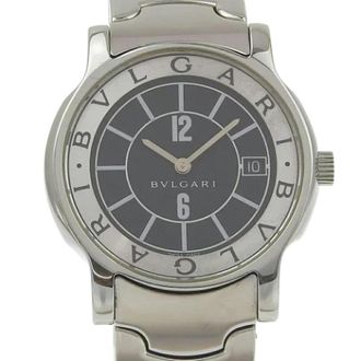 Bulgari Pre-owned Rostfreier Stahl watches - - Pre-owned - Herren - Schwarzk - ONE SIZE