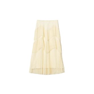 Twinset Vanilla T&uuml;llrock mit R&uuml;schen - - Skirts - Damen - Beige - S