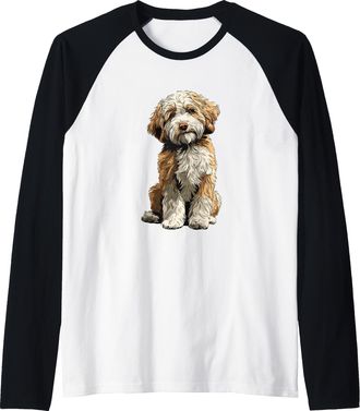 Whyitsme Design Roter Merle Cockapoo Hund Illustration Raglan