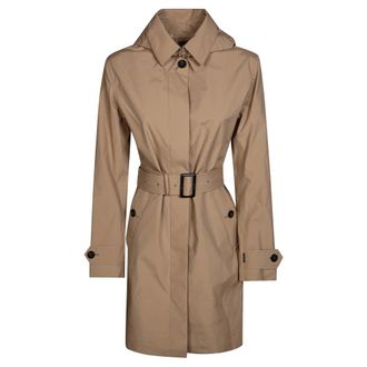 Save The Duck Femme, Manteaux, Beige, Taille: 40 FR Cappotto Cappuccio Jackie
