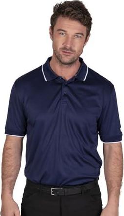 Island Green Island GREEN Igts1899 Coolpass Polo de Golf Respirant pour Homme, Bleu Marine