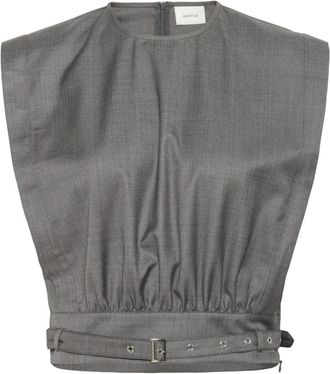 Gestuz Damen, Oberteile, Grau, SGröße