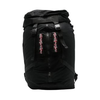 GR10K Gewachster Rucksack mit Rei&szlig;verschluss - - Bags - Herren - Schwarzk - ONE SIZE