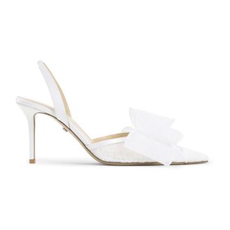 Mach & Mach Mach & Mach, Femme, Chaussures, Blanc, Taille: 38 1/2 EU Le Cadeau Lace Slingback
