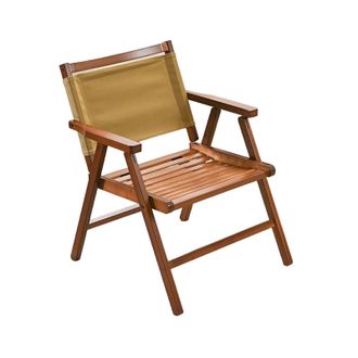 Generic Klappstuhl Camping Leicht Klein mit Handlauf Hoher Belastbarkeit Klappstuhl Holz Indoor mit Lehne Keine Montage Erforderlich f&uuml;r G&auml;ste K&uuml;che B&uuml;ro Part