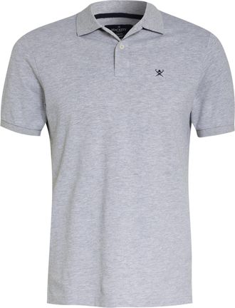 Hackett Piqu&eacute;-Poloshirt Slim Fit grau