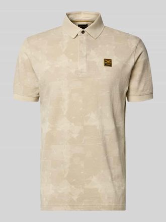 PME Legend Slim Fit Poloshirt mit Label-Patch