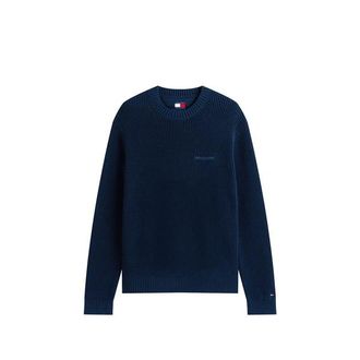 Tommy Hilfiger Pull en maille &eacute;paisse &agrave; logo brod&eacute;
