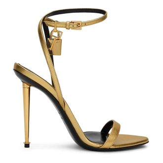 Tom Ford Padlock Pointy Naked Sandal - - Shoes - Damen - Gelb - 37 EU