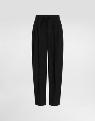 Dolce & Gabbana Hose Aus Popeline - Mann Hosen Und Shorts Schwarz 44