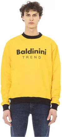Baldinini Lang&auml;rmliger Fleece-Hoodie - - Sweatshirts & Hoodies - Herren - Gelb - XL