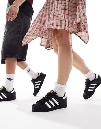 adidas Originals Superstar - Schwarze Sneaker