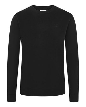 Les Deux Leichtes Sweatshirt mit Rippstrickb&uuml;ndchen in