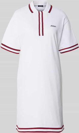 Joop Knielanges Polokleid mit Label-Stitching Modell Tasa