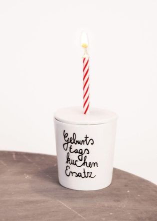 Good old Friends Geburtstagsbecher Geburtstagskuchen