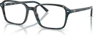 Ray-Ban Raimond Optics Transparent Fantasy Blau/grau Fassung Klar Glas Polarisiert 56-18