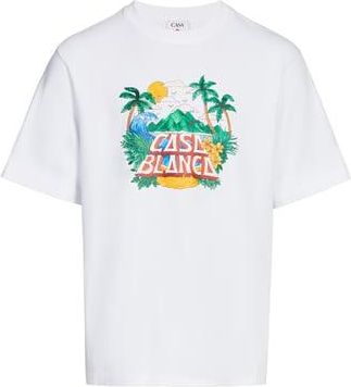 Casablanca 6tshirt imprimé en coton