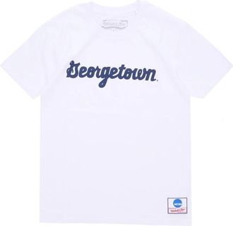Mitchell & Ness Ncaa OG Tee Geohoy Wei&szlig; - - Tops - Herren - Wei&szlig; - XL