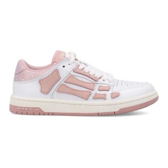 Amiri Femme, Chaussures, Rose, Taille: 40 EU Crystal Satin Skel Top Low