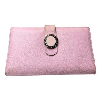 Bulgari Portefeuille en cuir Pre-owned - Femme - Pre-owned - Rose - Taille: ONE Size