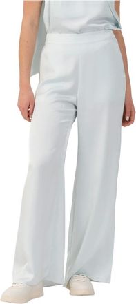 Kocca Femme, Pantalons, Bleu, Taille: 38 FR Pantalon Long Ample et Sophistiqu&eacute;